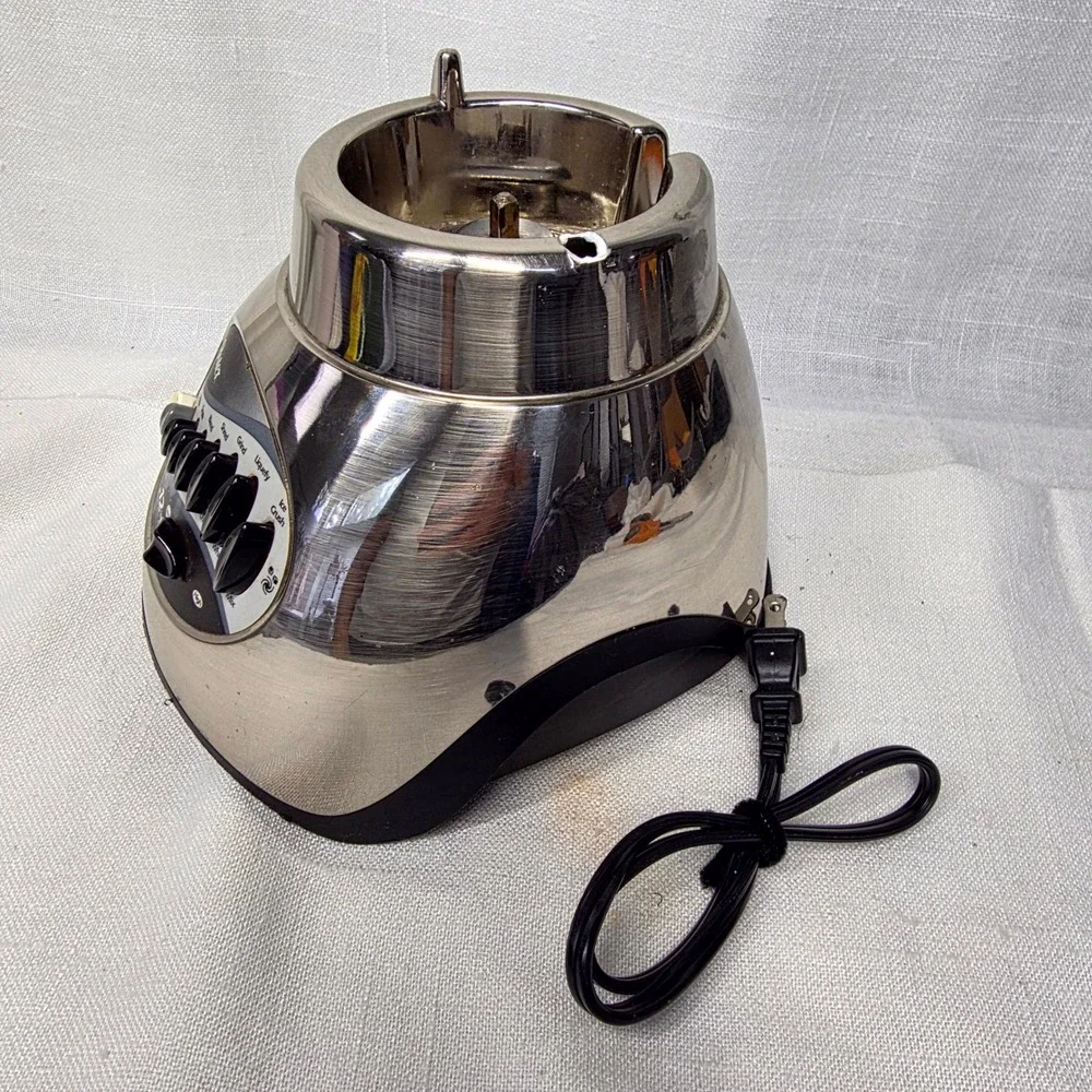 Oster | Kitchen | Oster Blender Base 2speed 45w Chrome 6800 For Parts ...